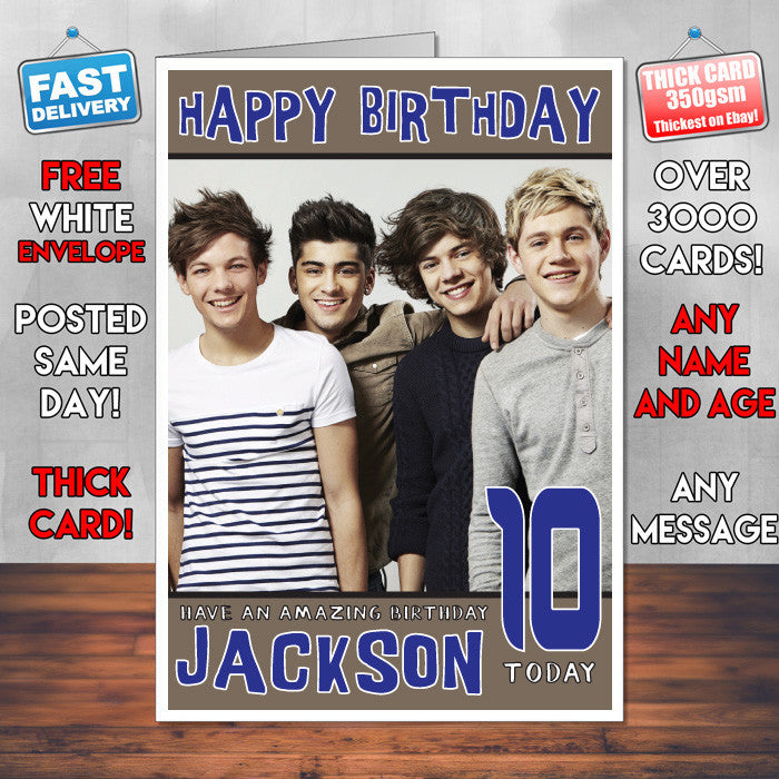 one direction card