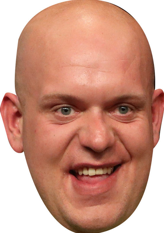 Michael van Gerwen Celebrity Cardboard Party Face Mask – Professional