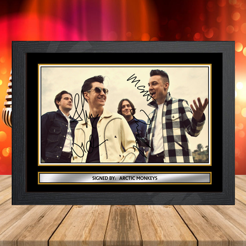 Signed Music Posters Arctic Monkeys 2 - Signed Autographed Music-Lands