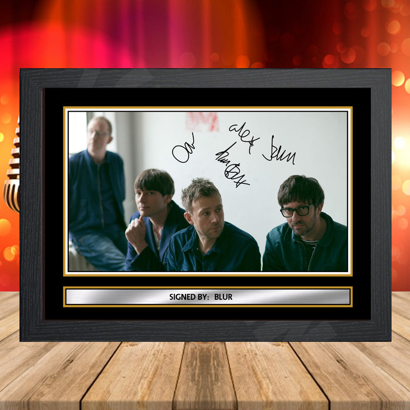 Signed Music Posters Blur 1 - Signed Autographed Music-Landscape Star