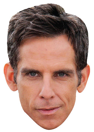 Ben Stiller Celebrity Face Mask Fancy Dress Cardboard Costume Mask