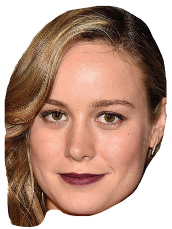 Brie Larson Celebrity Face Mask Fancy Dress Cardboard Costume Mask