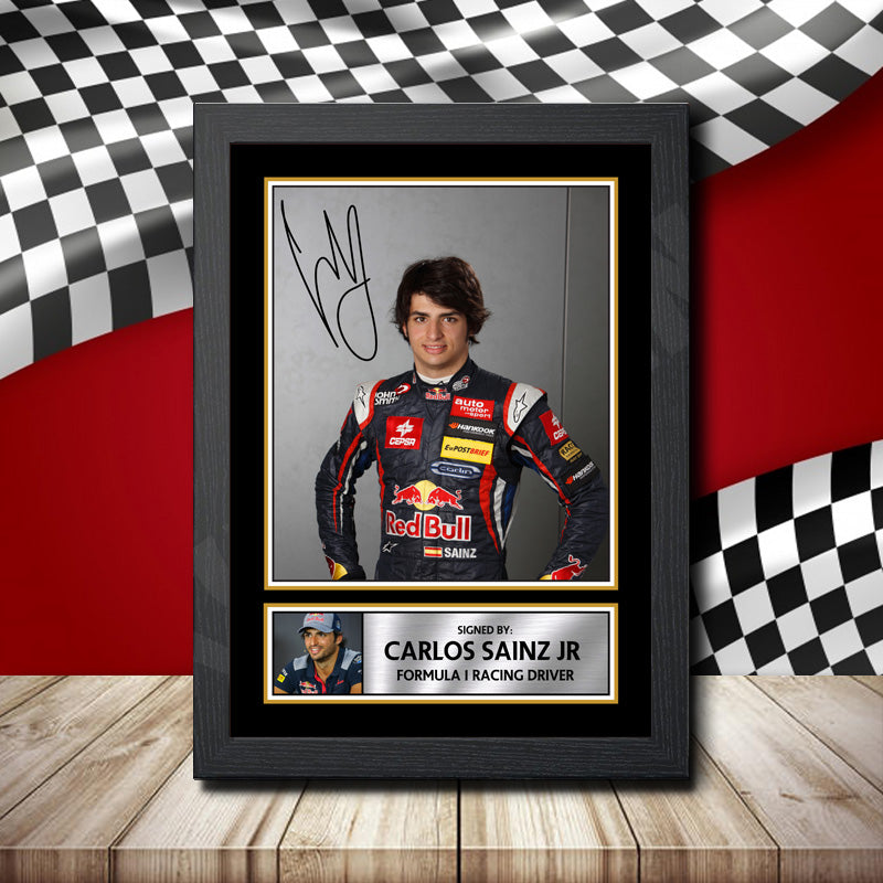 Signed Formula 1 Drivers Carlos Sainz Jr Formula 1 Signature Signed Au