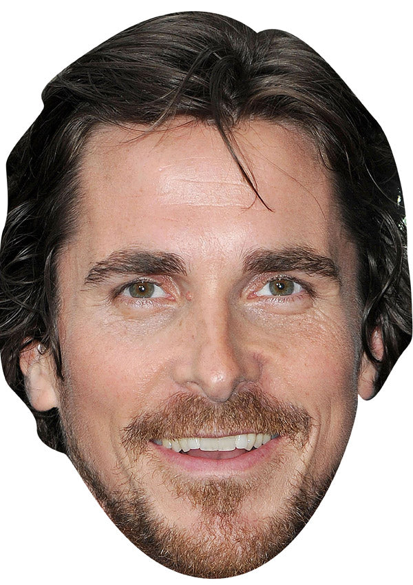 Christian Bale JB Celebrity Face Mask Fancy Dress Cardboard Costume Ma