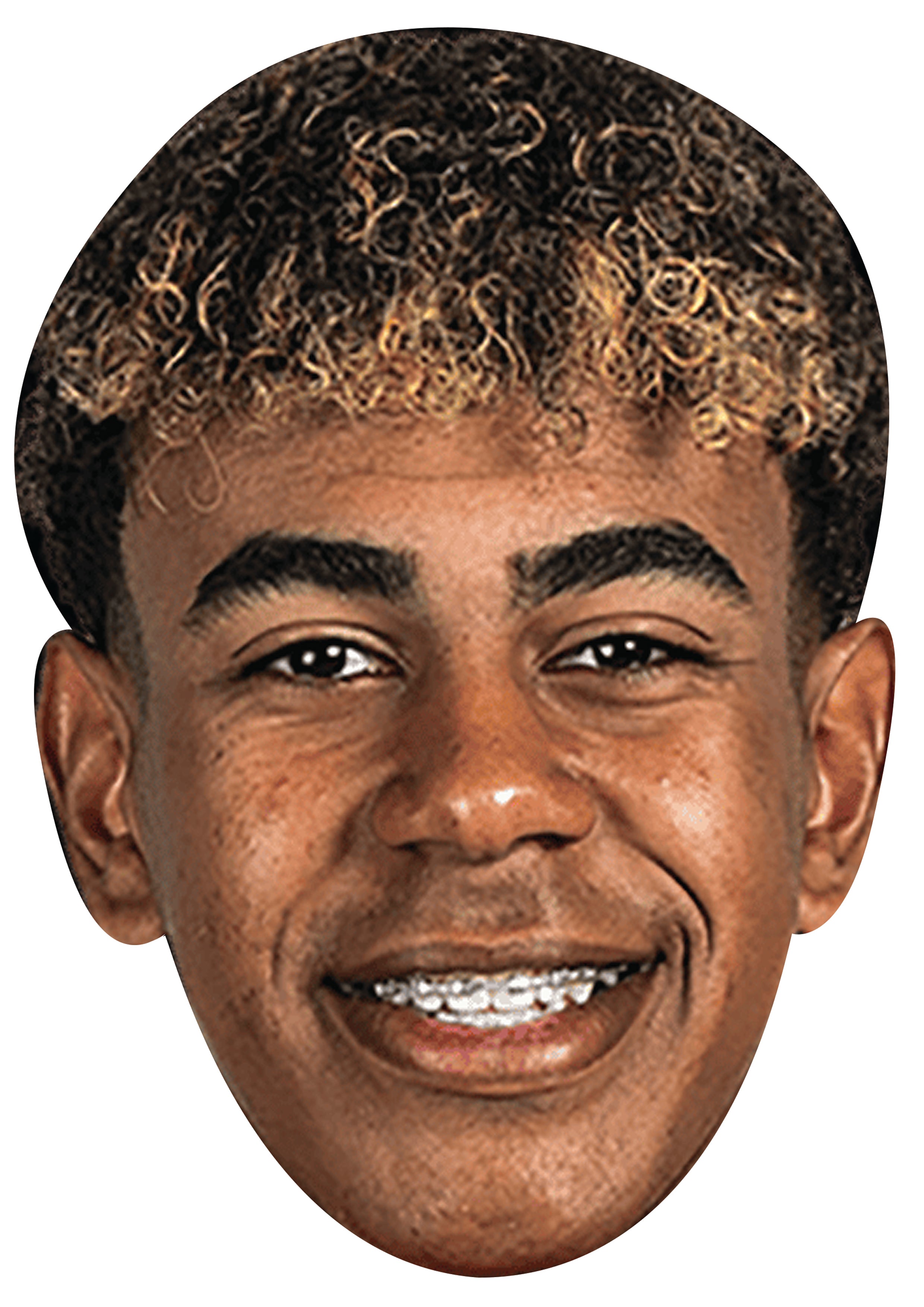 LAMINE JAMAL Football Celebrity Face Mask Fancy Dress Cardboard Costum
