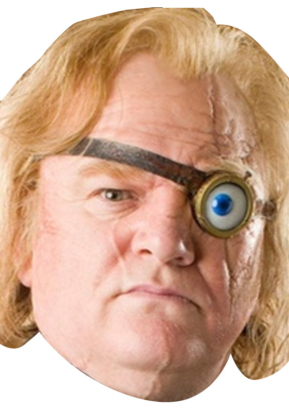 Mad Eye Moody - Harry Potter Face Mask Fancy Dress Cardboard Costume M