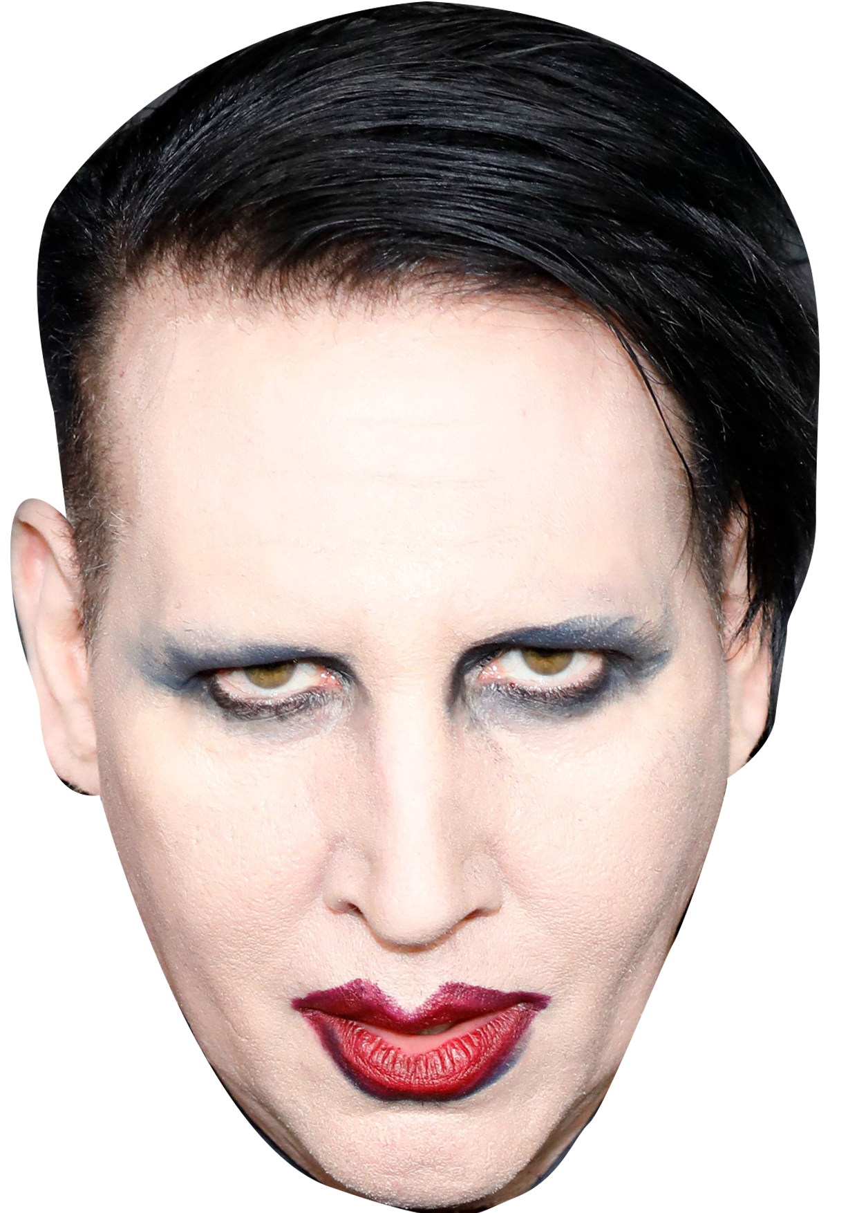 Marilyn Manson 2025 Celebrity Face Mask Fancy Dress Cardboard Costume