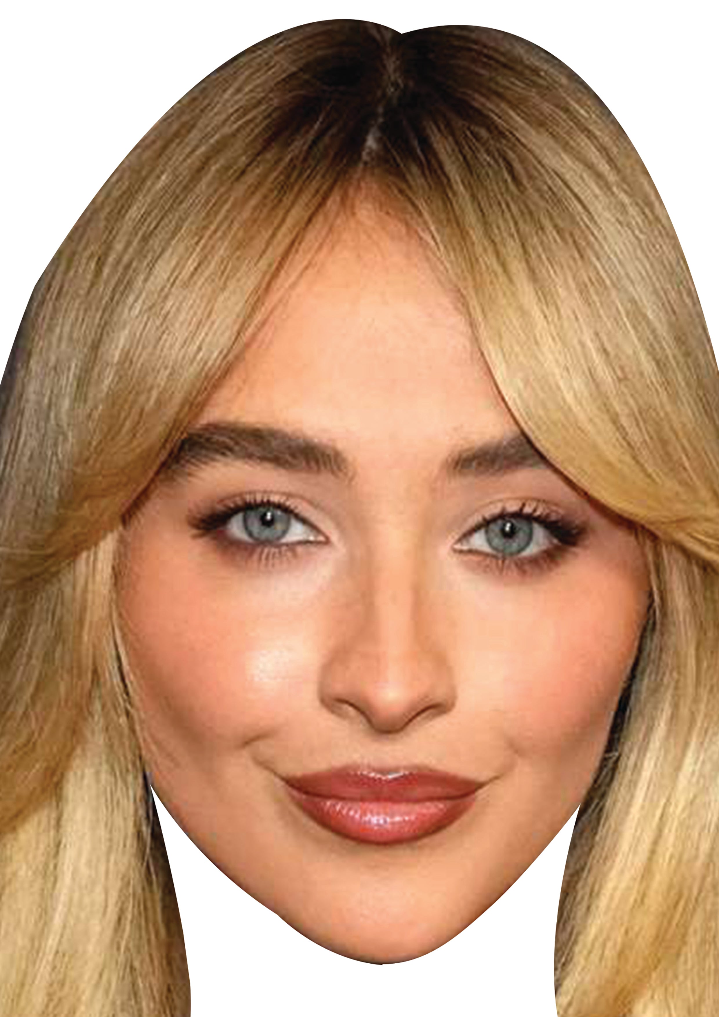 Sabrina Carpenter Celebrity Face Mask Fancy Dress Cardboard Costume Ma