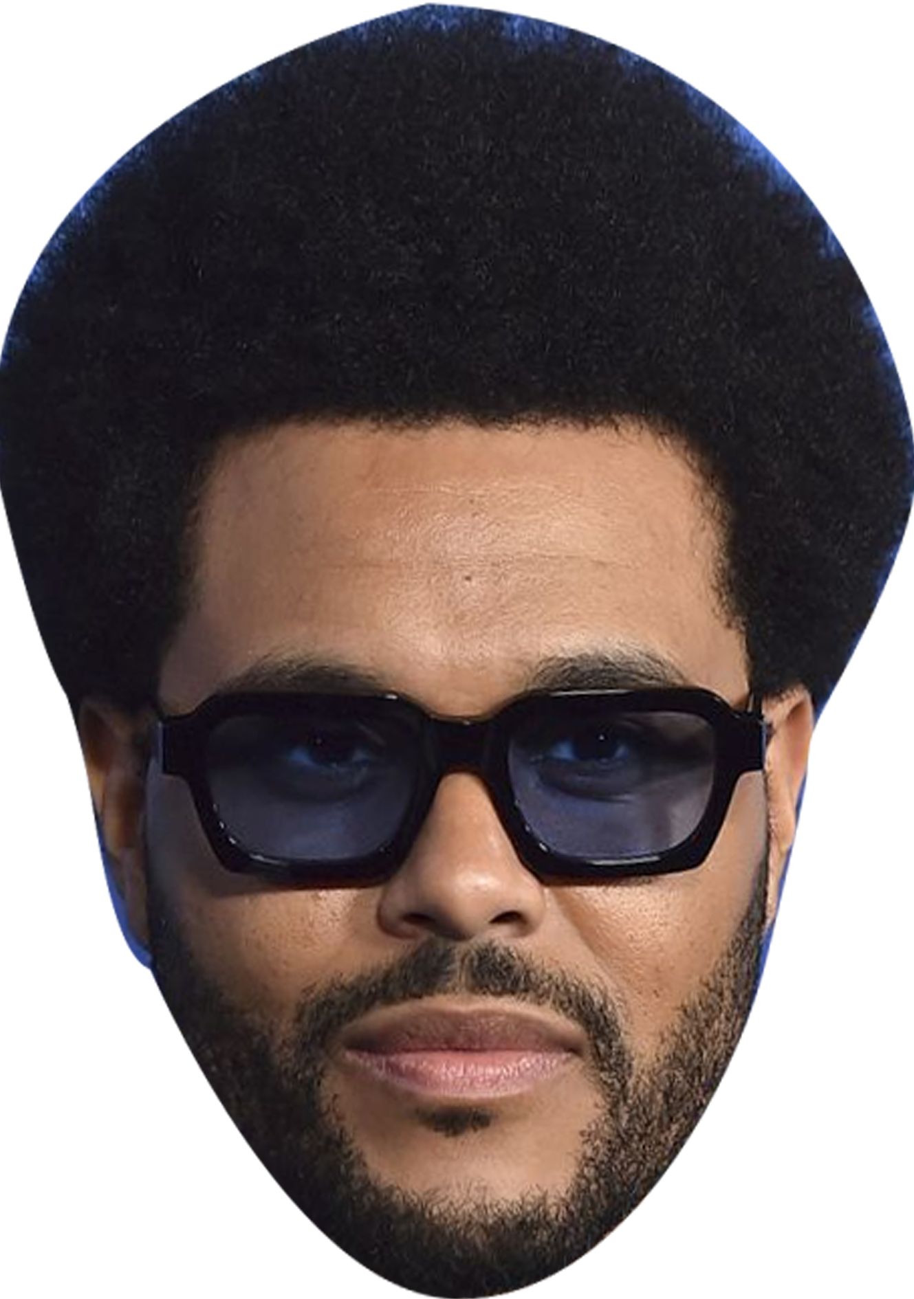 The Weeknd 2025 Celebrity Face Mask Fancy Dress Cardboard Costume Mask