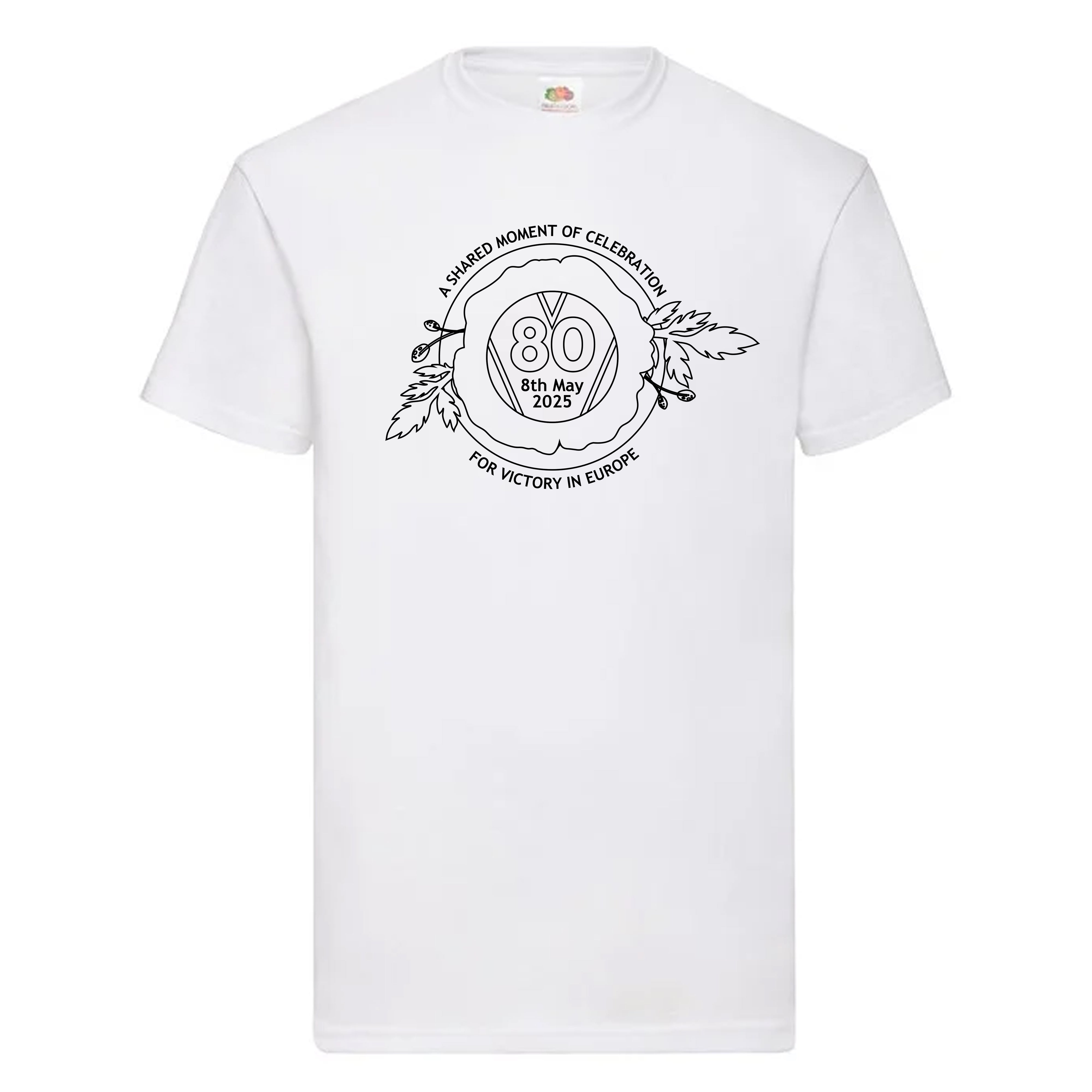 VE Day 80th Anniversary PAINT IT YOURSELF T-Shirt Design 4 - Special E