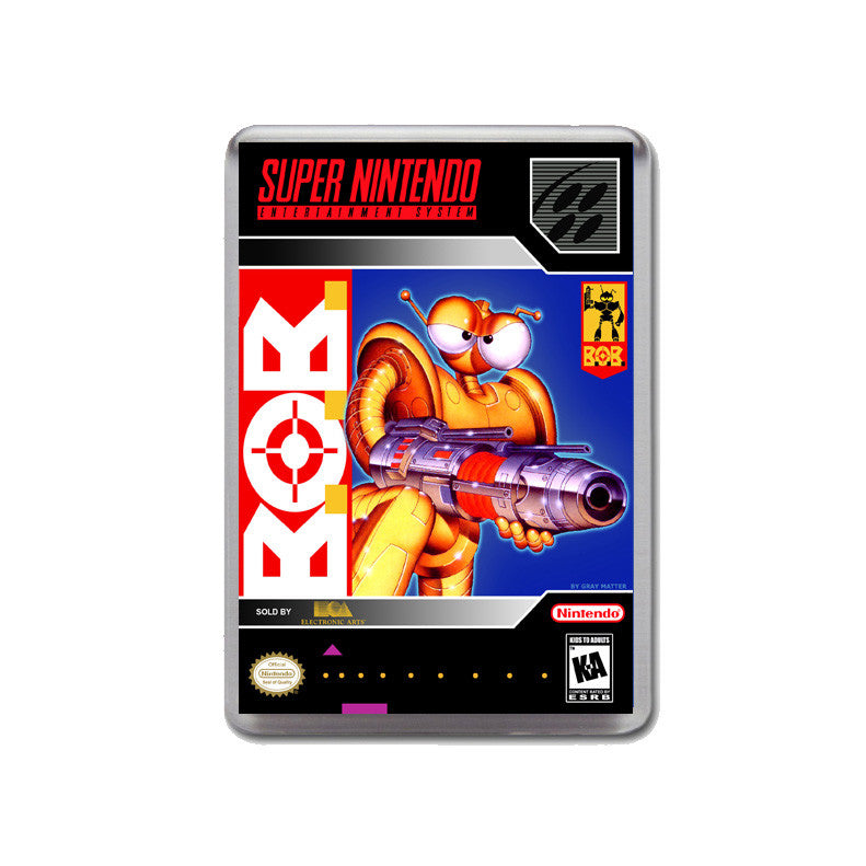 B.O.B. - SNES Inspired Game Retro Gaming Magnet