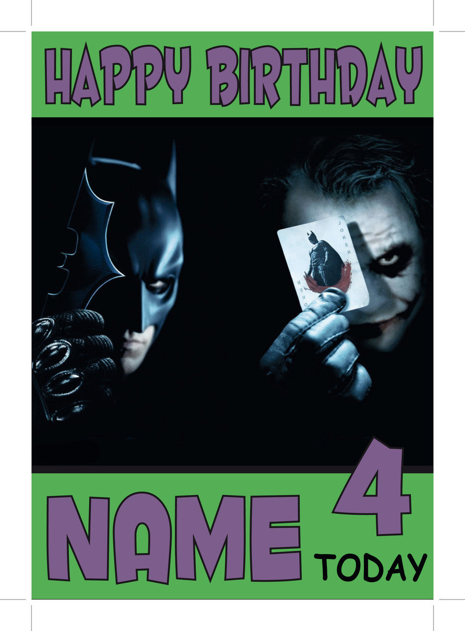 Batman Birthday Card Printable