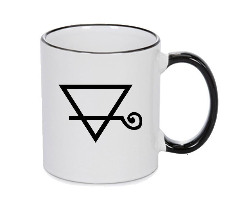 Earth Black Handle Alchemy Mug GOTHIC GOTH HORROR STARS HORROSCOPE BLA