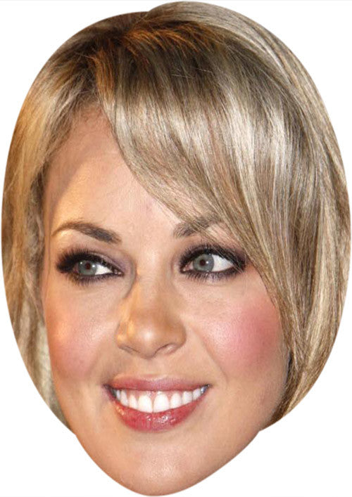 Gemma Garret MH Celebrity Face Mask Fancy Dress Cardboard Costume Mask