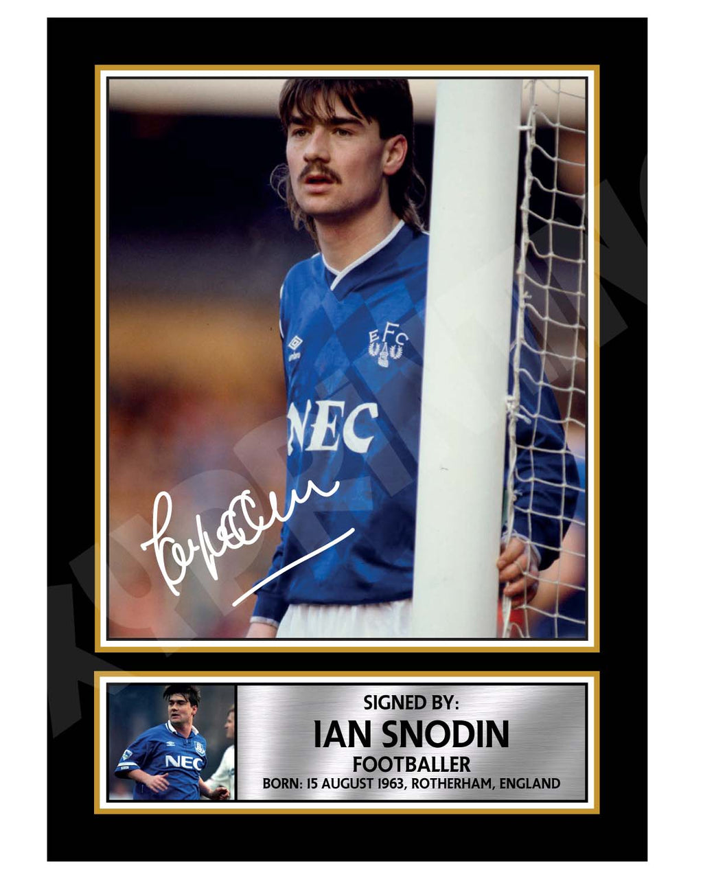 IAN SNODIN Limited Edition Football Player Signed Print - Football
