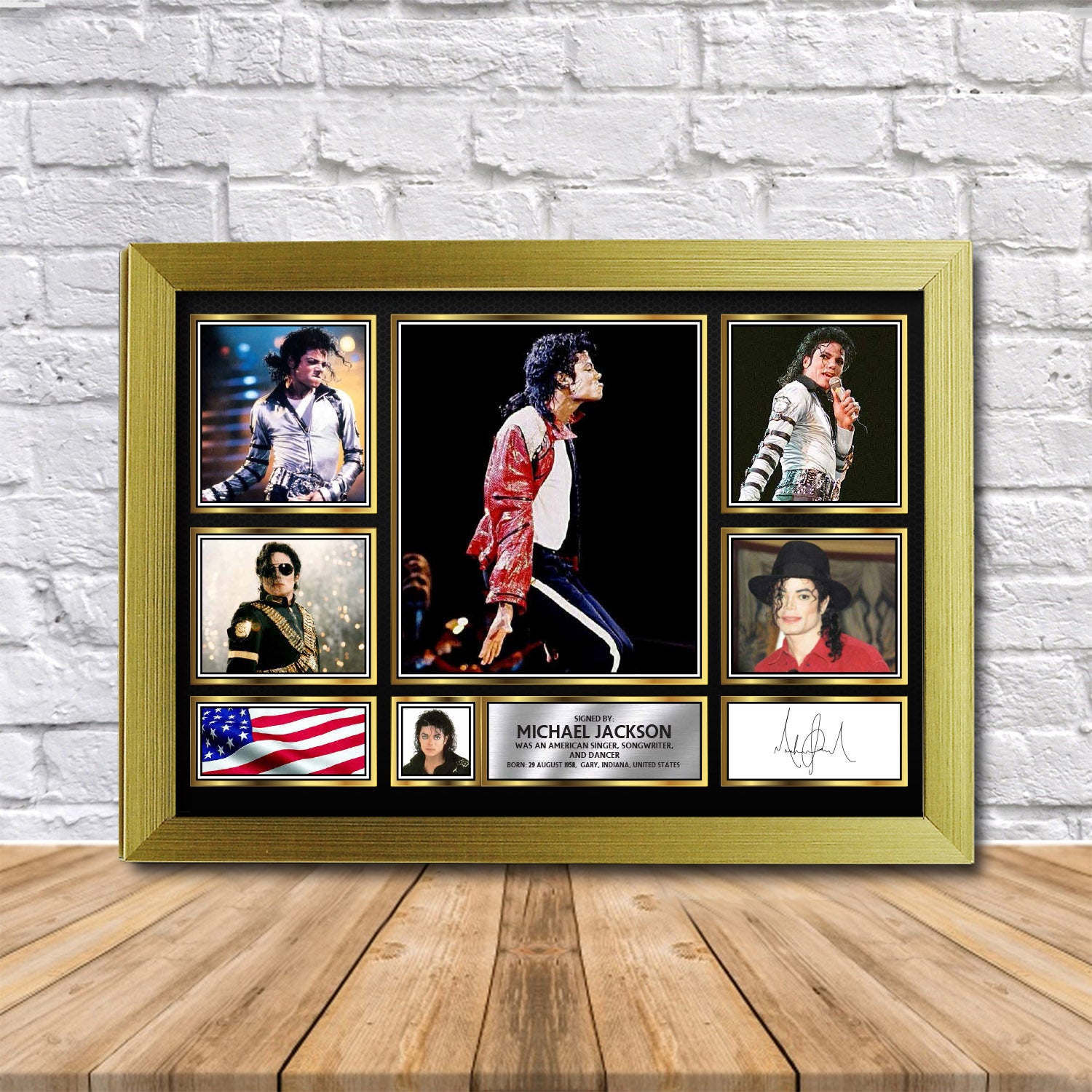 Michael Jackson Limited Edition Signed Print
