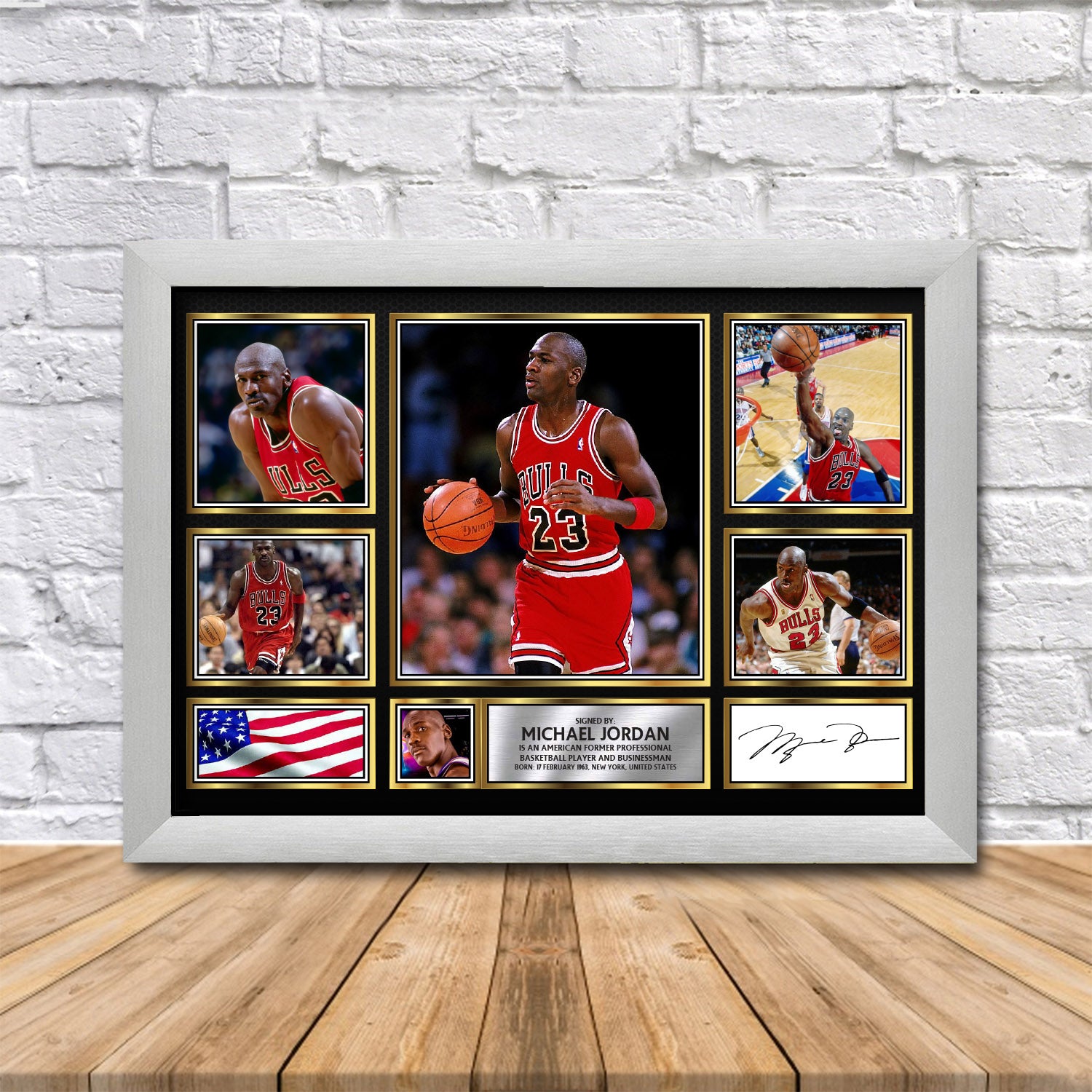 Michael Jordan Limited Edition Signed Print