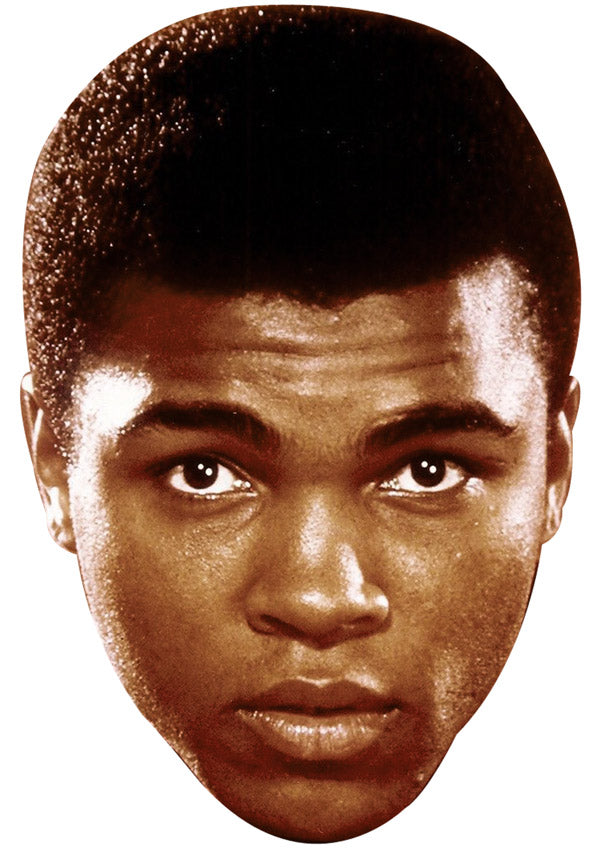 MUHAMMAD ALI JB - Boxing Fancy Dress Cardboard Celebrity Party Face Ma