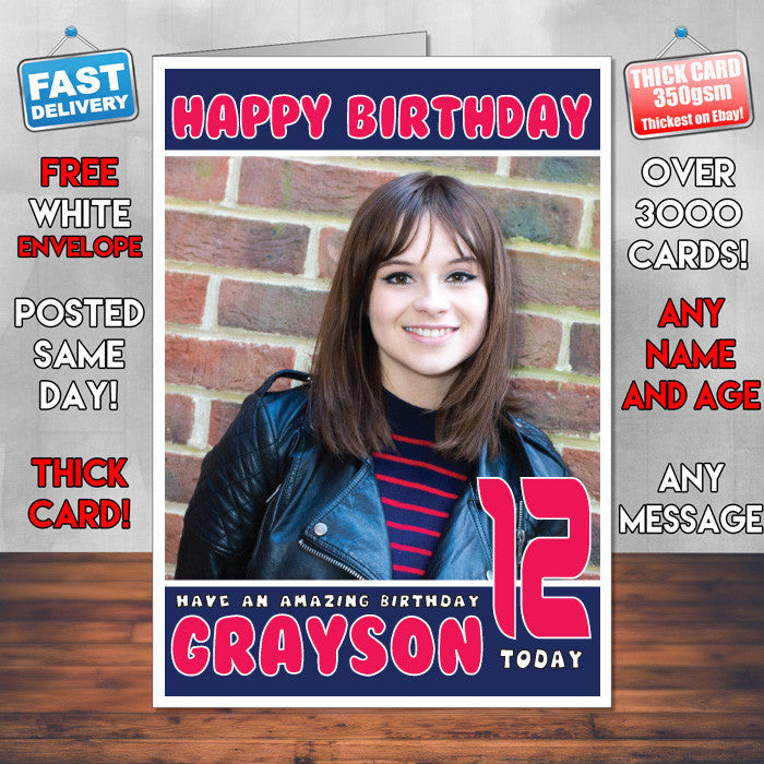 Personalised Gabrielle Aplin 3 Celebrity Inspired Style Birthday Card