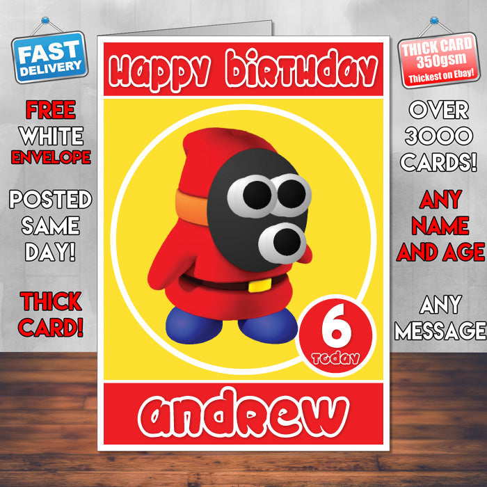 Snifit Super Mario Inspired Theme Personalised Kids Inspired Birthday