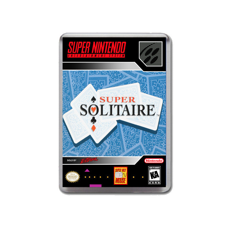 Super Solitaire - SNES GAME inspired Retro Gaming Magnet