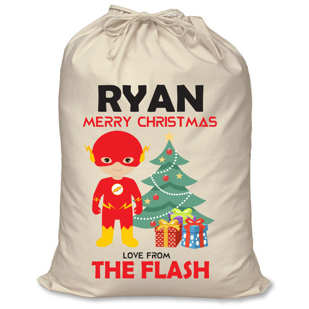 PERSONALISED Cartoon Inspired Super Hero The Speedster RYAN - XL Child