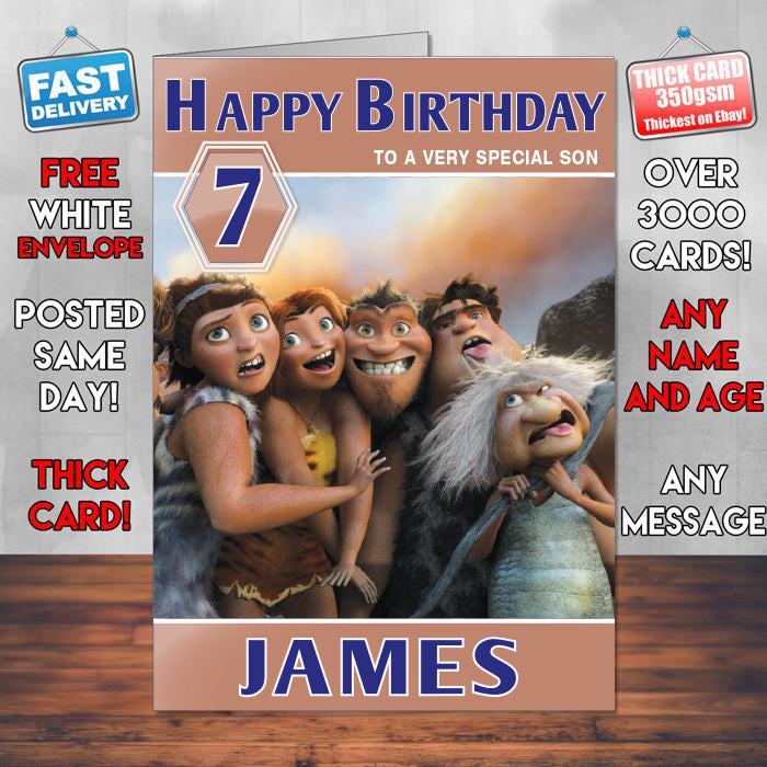The Croods 2 Theme Style Personalised Kids Inspired Movie Birthday Car