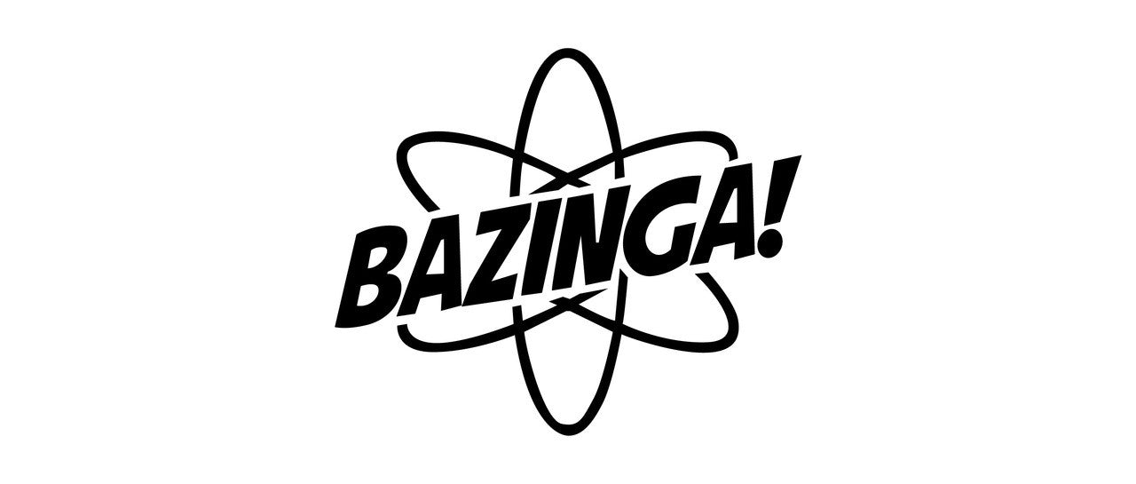 Bazinga Bumper Sticker Novelty Vinyl Car Sticker