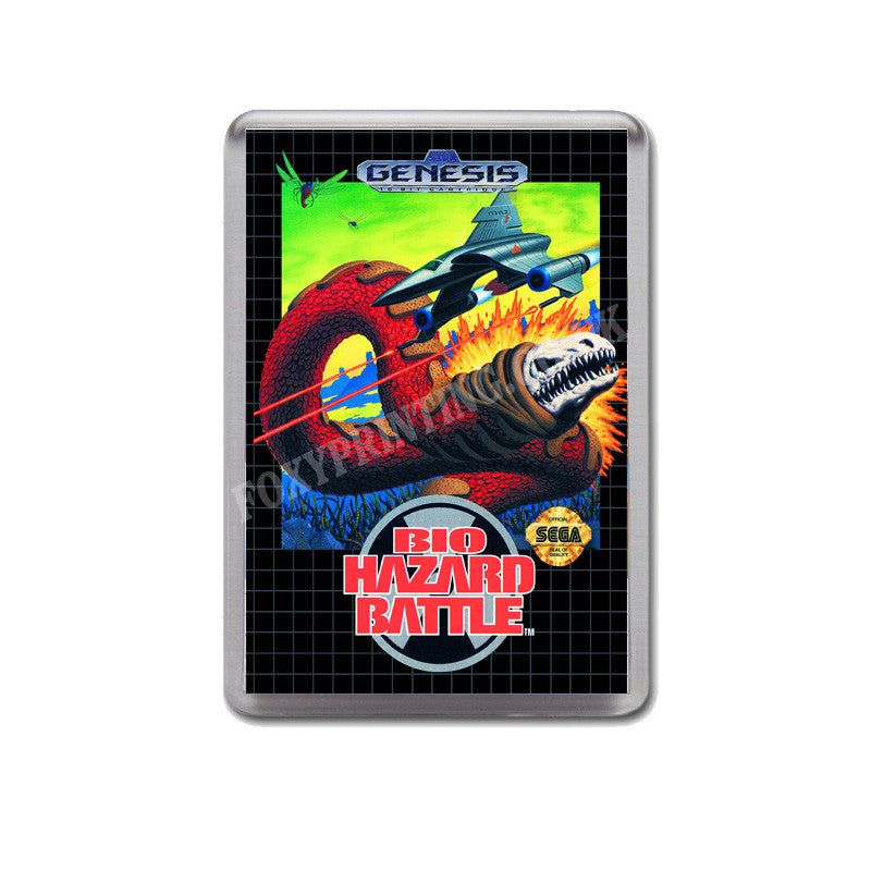 Biohazard Battle Game Style Inspired Sega Megadrive Retro Video Gaming