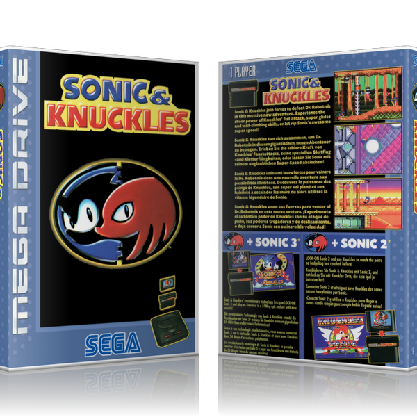 sonic and knuckles box