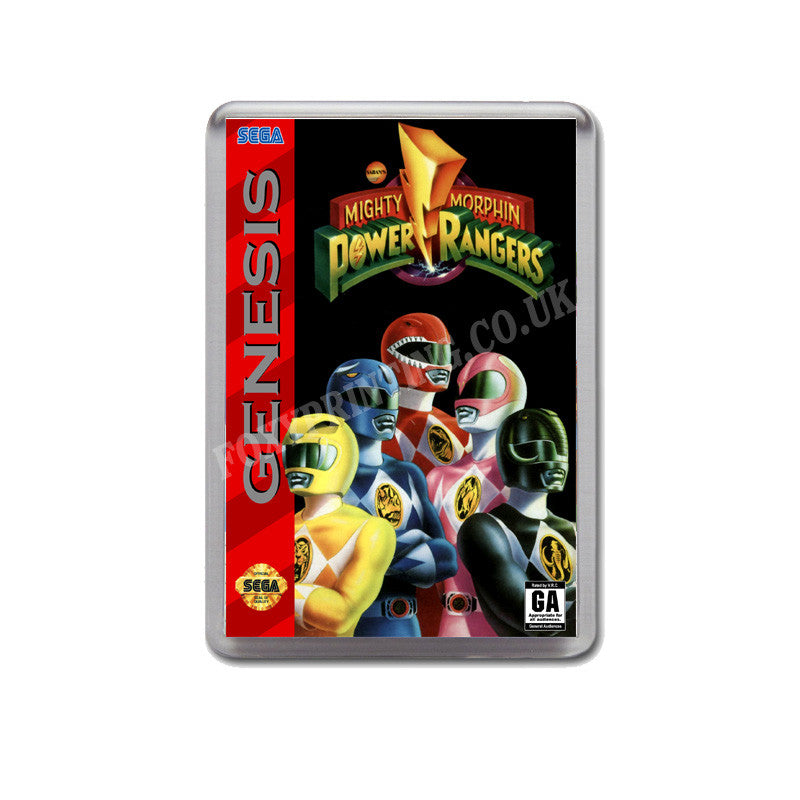 Mighty Morphin Power Rangers 2 Game Style Inspired Sega Megadrive Retr