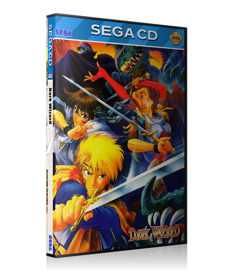 Dark wizard REPLACEMENT Retro Gaming Case